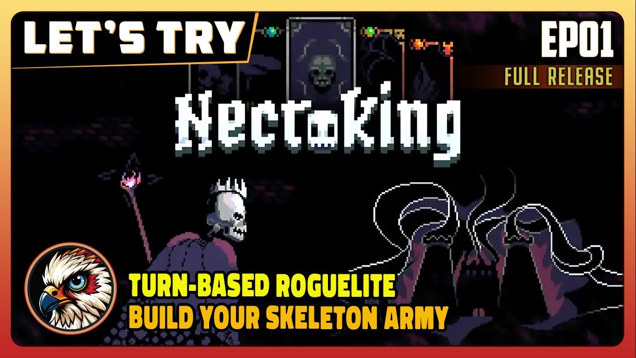 Necroking | Let's Try | 01 | Game Play - Turn-Based Roguelite, Build ...
