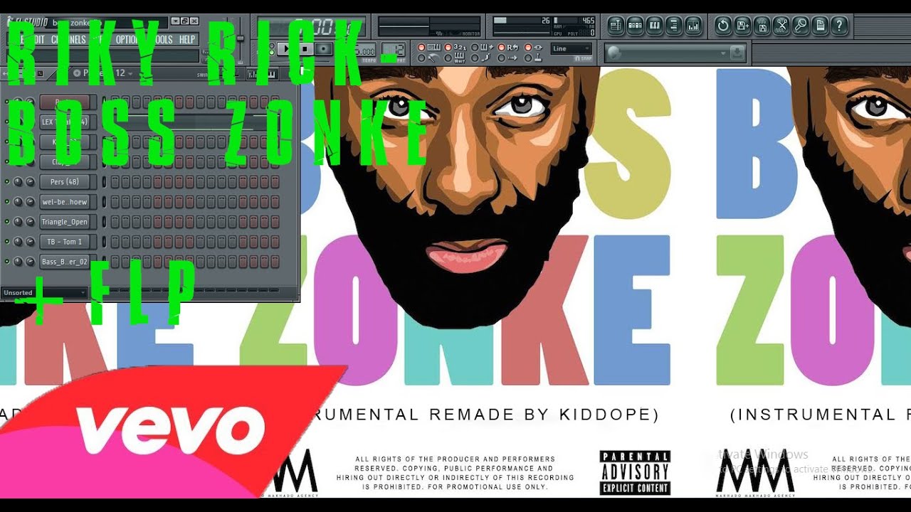 Riky Rick - Boss Zonke FL Studio Remake Tutorial + FLP - YouTube