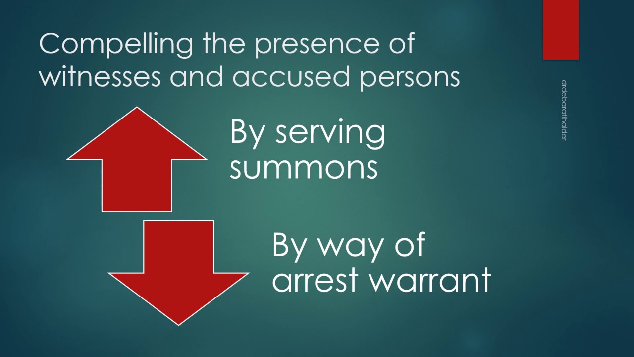 Lectures on Law arrest (Part 2): serving summons and arrest with ...