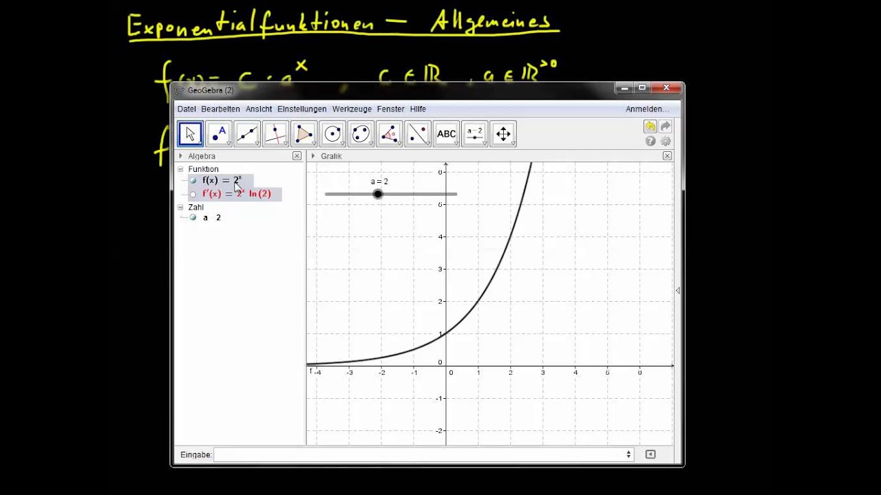 Exponentialfunktionen 01 - Allgemeines - YouTube