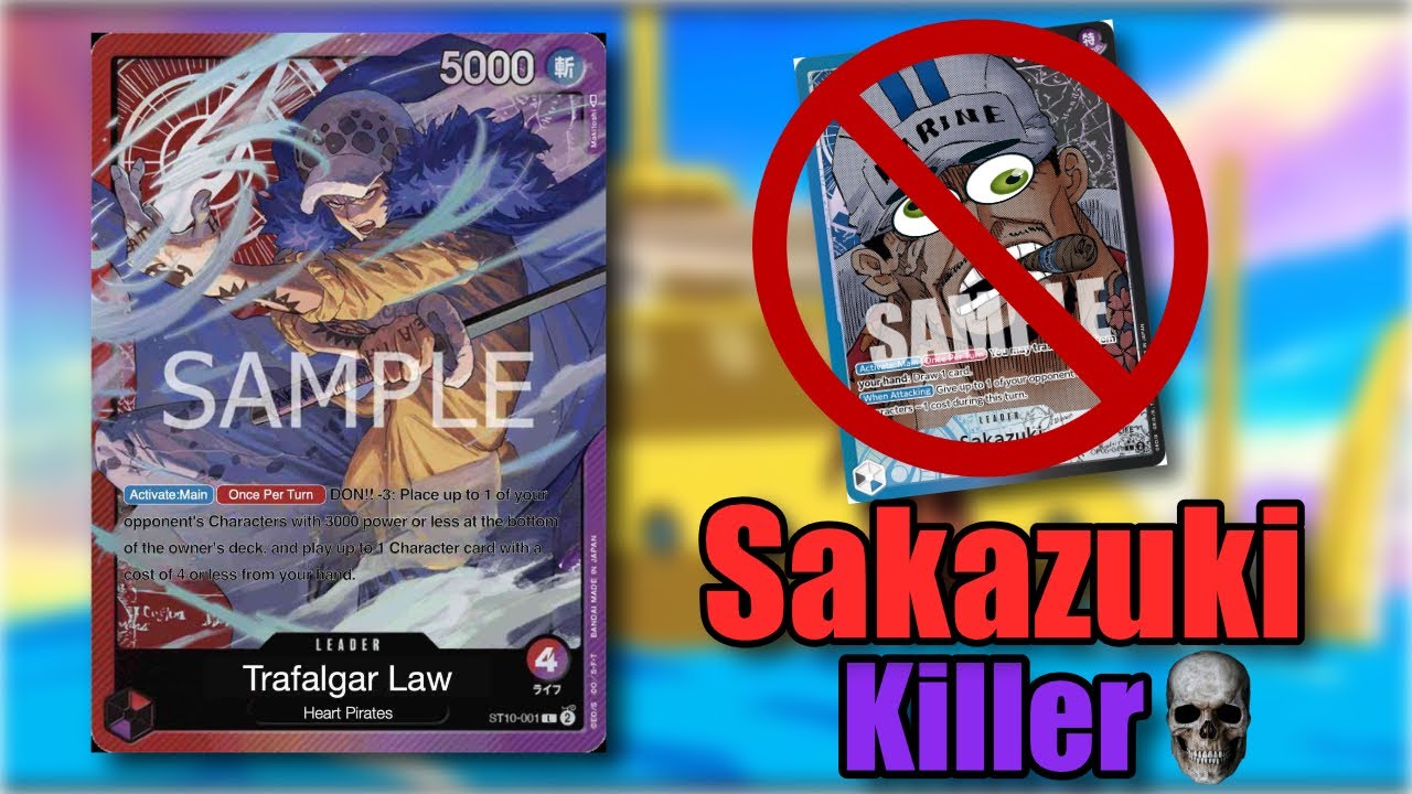 My Red/Purple Law Deck Profile - One Piece Card Game - YouTube