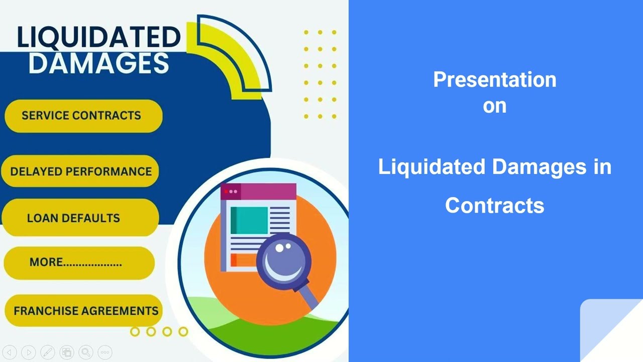 Liquidated Damages Definition And Calculation YouTube Liquidated Damages Definition And Calculation YouTube