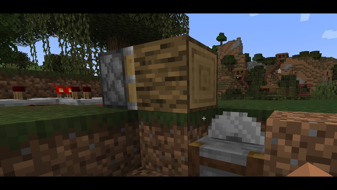 How to build A Woodcutter In Minecraft. - YouTube