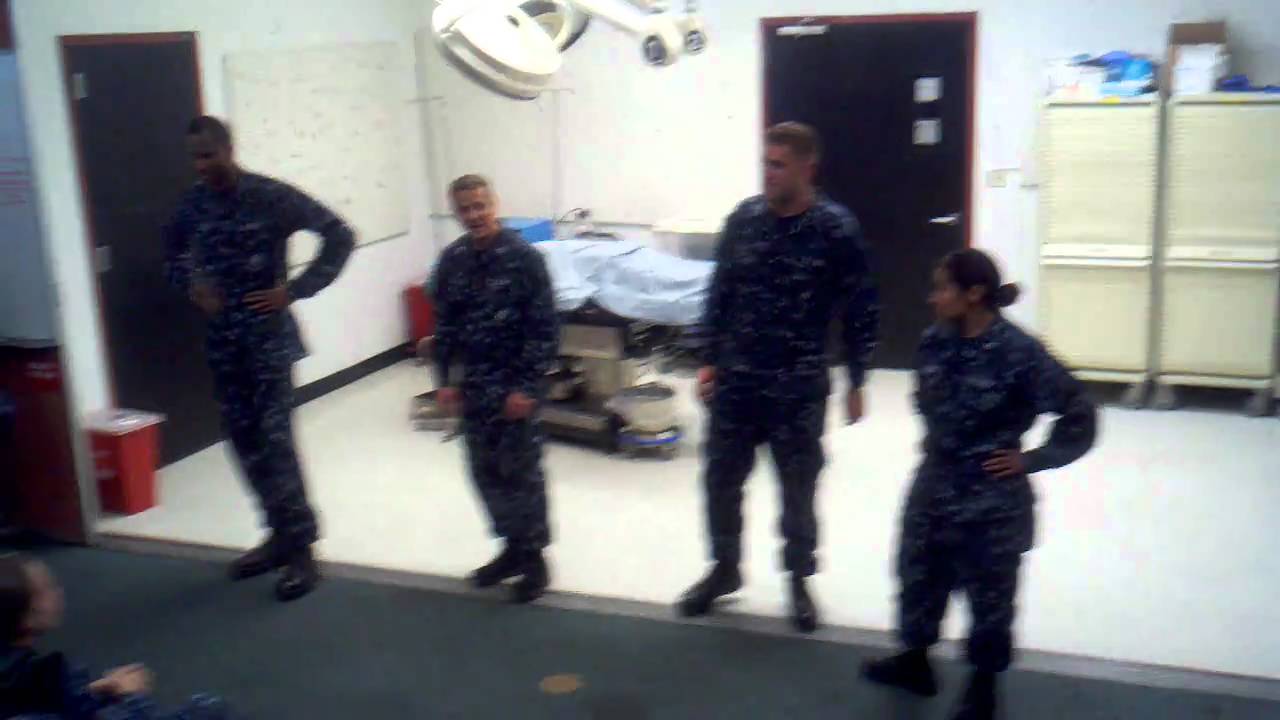 Navy Surgical Tech. Class Dance Off!!! - YouTube