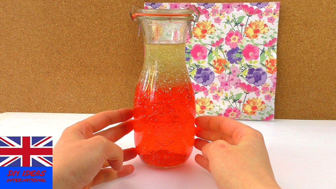 DIY Anti-Stress Bottle with Lava Effect – Orbeez Pearls and Glitter ...
