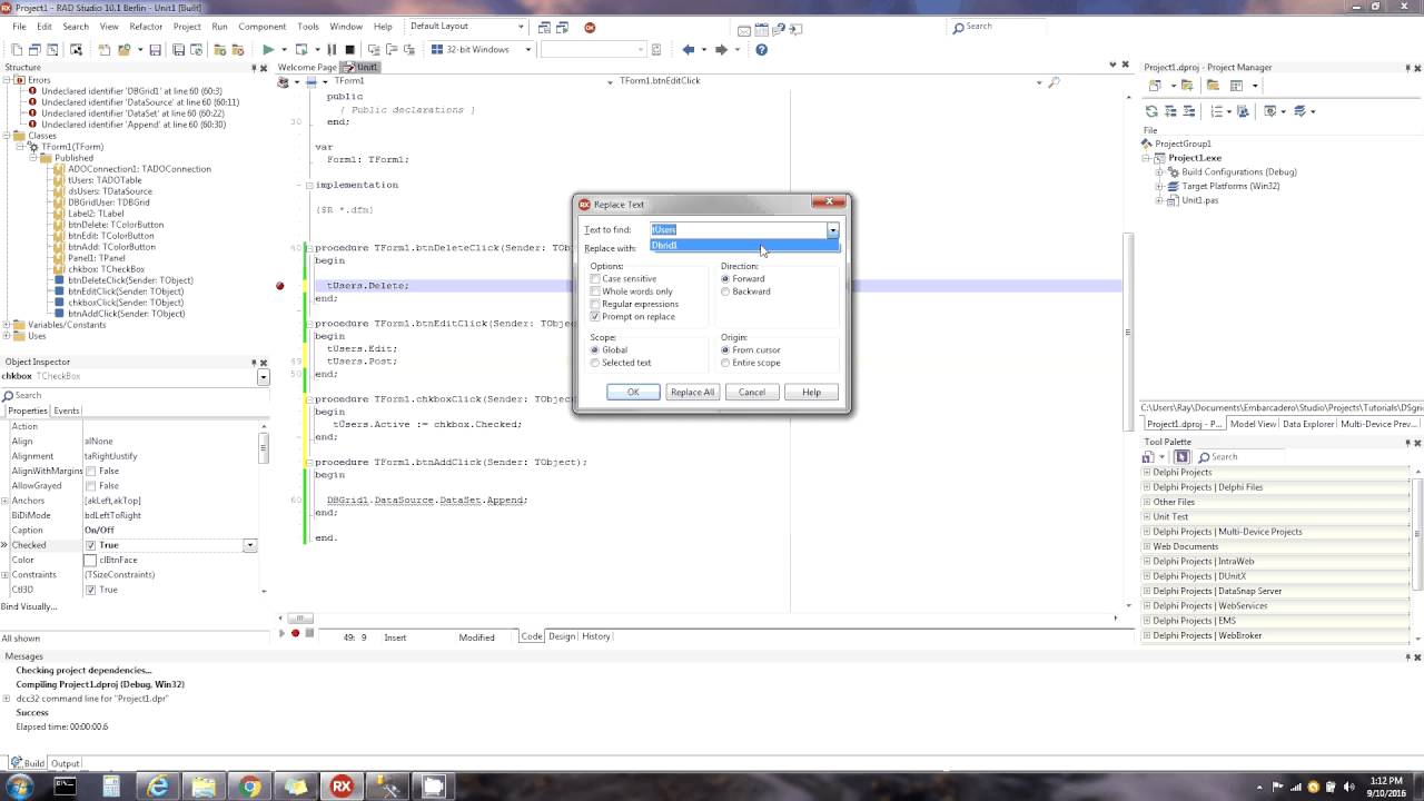 Delphi Checkbox Message Dialog Tut 3 Youtube