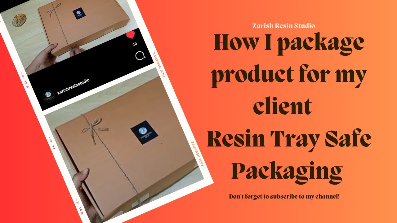 HOW TO PACK YOUR RESIN PRODUCTS IN JUST 4 MINS😍 HOW I PACKAGE MY RESIN ...