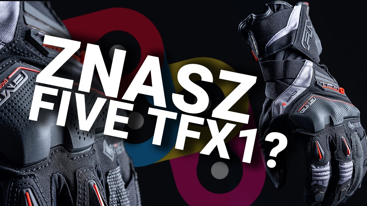 Rękawice motocyklowe FIVE TFX1 GTX | Recenzja - YouTube