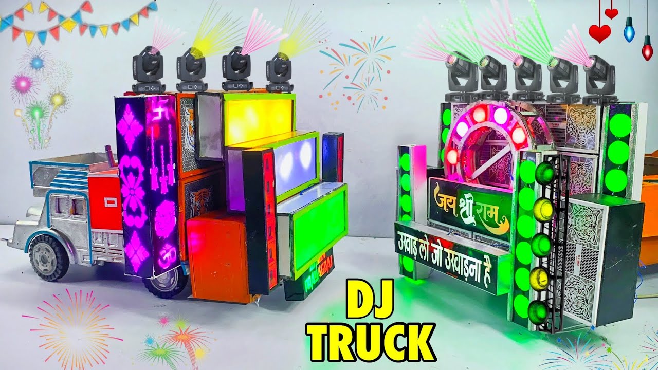 Diy Mini Wedding Old Dj Road Lights Gadi Wala Dj ||Dj Loading Truck ...
