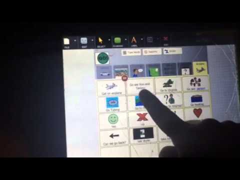 Moving buttons on Dynavox Compass - YouTube