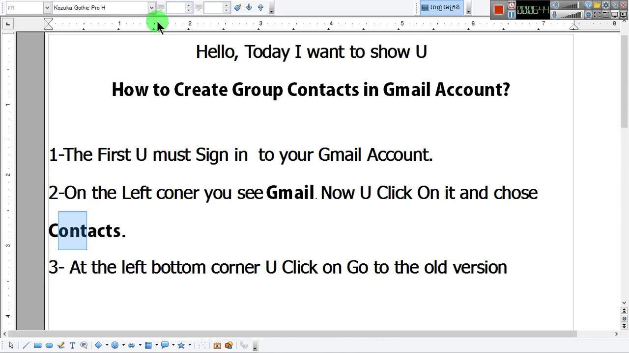 How To Create Group Contacts In Gmail Account YouTube How To Create Group Contacts In Gmail Account YouTube