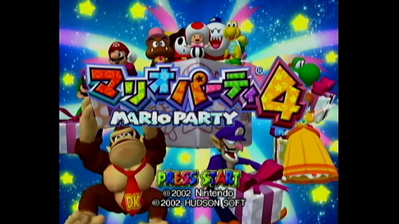 [4K 60 FPS] Mario Party 4 No Commentary Gameplay Compilation | Japanese ...