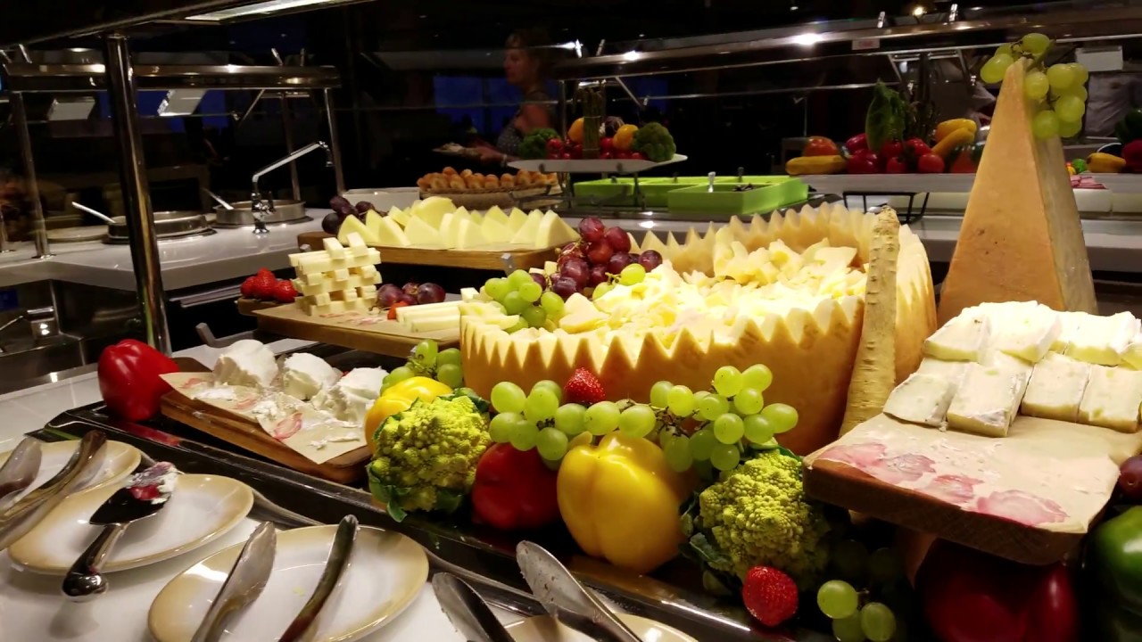 Ovation of the Seas 2016 - Windjammer Buffet. - YouTube