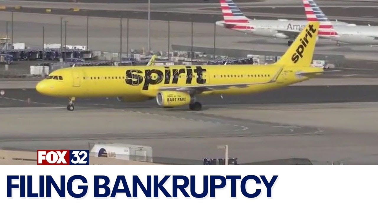 How will Spirit filing for bankruptcy impact holiday travel? - YouTube