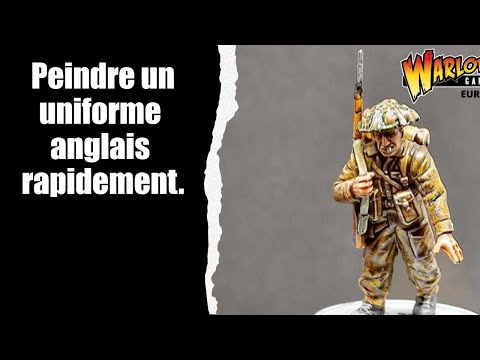 Peinture uniforme anglais fast painting