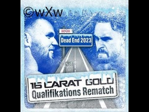 Metehan vs Bobby Gunns / 16 Carat Gold Qualifying Match / wXw Dead End 2023 / WWE 2K22