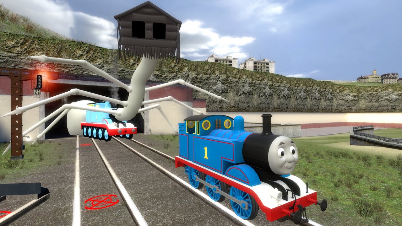 Building a Thomas Train Chased By Cursed Thomas and Friends,House Head ...