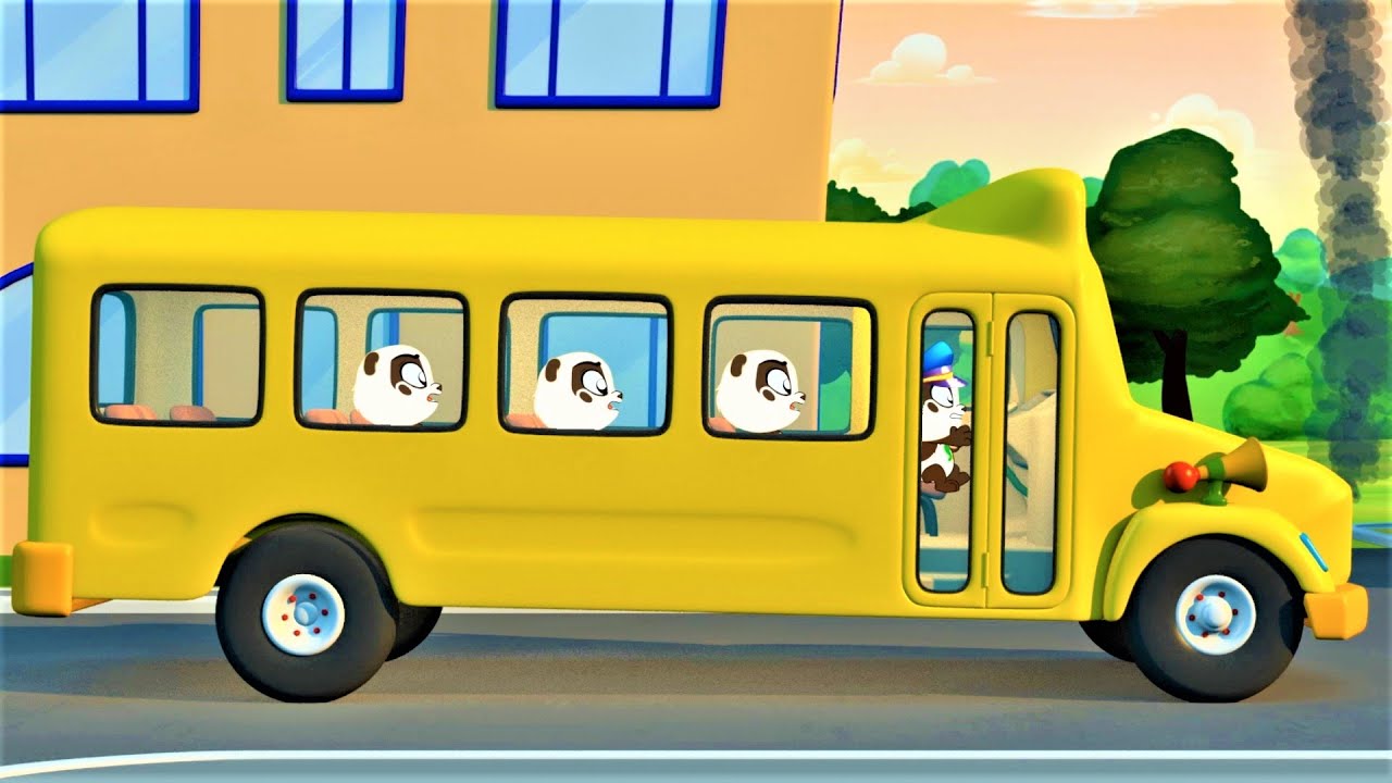 Bus Trip Adventure Song | Panda Bo Finger Family & Nursery Rhymes - YouTube