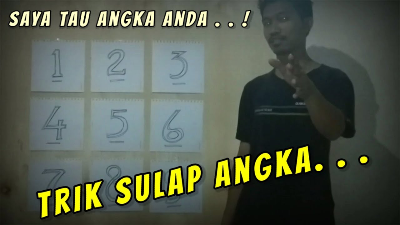 RAHASIA SULAP ! TRIK SULAP ANGKA SEDERHANA | BELAJAR SULAP - YouTube