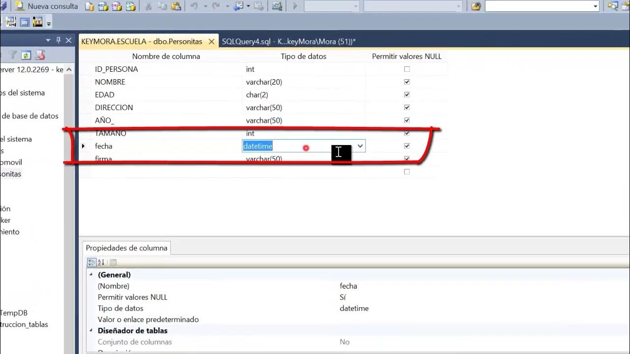 ALTER TABLE -- AGREGAR, ELIMINAR Y MODIFICAR UNA COLUMNA SQL SERVER - YouTube