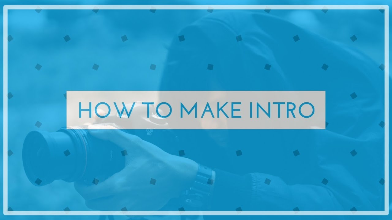 HOW TO MAKE INTRO | ANIMATION TEXT | EASY STEPS ! - YouTube