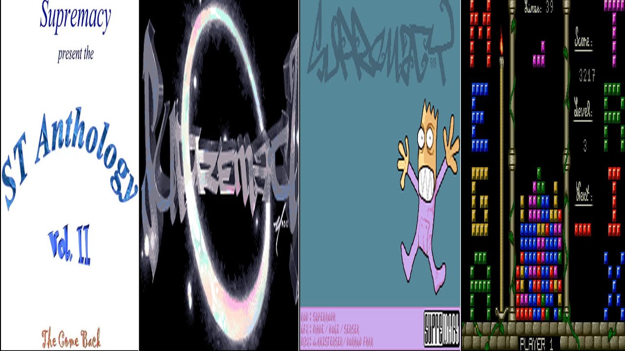 ATARI ST Supremacy CD Anthology vol 2 VOLUME 2 ATTRACT MODE STE TT ...