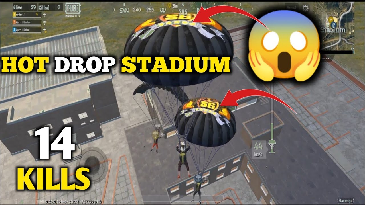 HOT DROP STADIUM 😱 pubg mobile lite gameplay Video - VipGulshanOp - YouTube