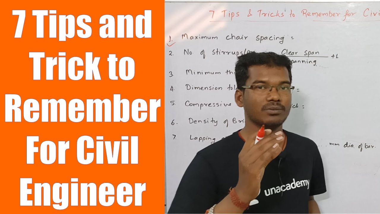 7 Tips and Trick to Remember for Civil Engineer - YouTube