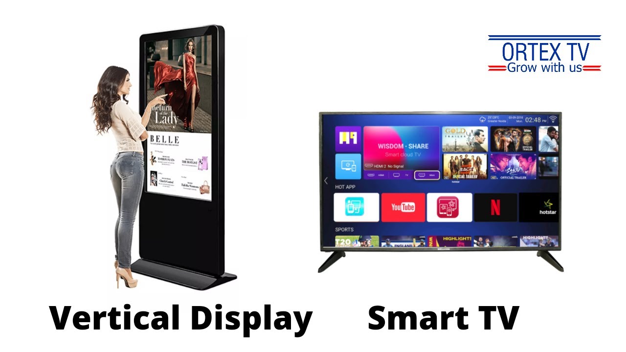 Vertical Touch Screen Display | Smart TV @WELLCON LED - YouTube