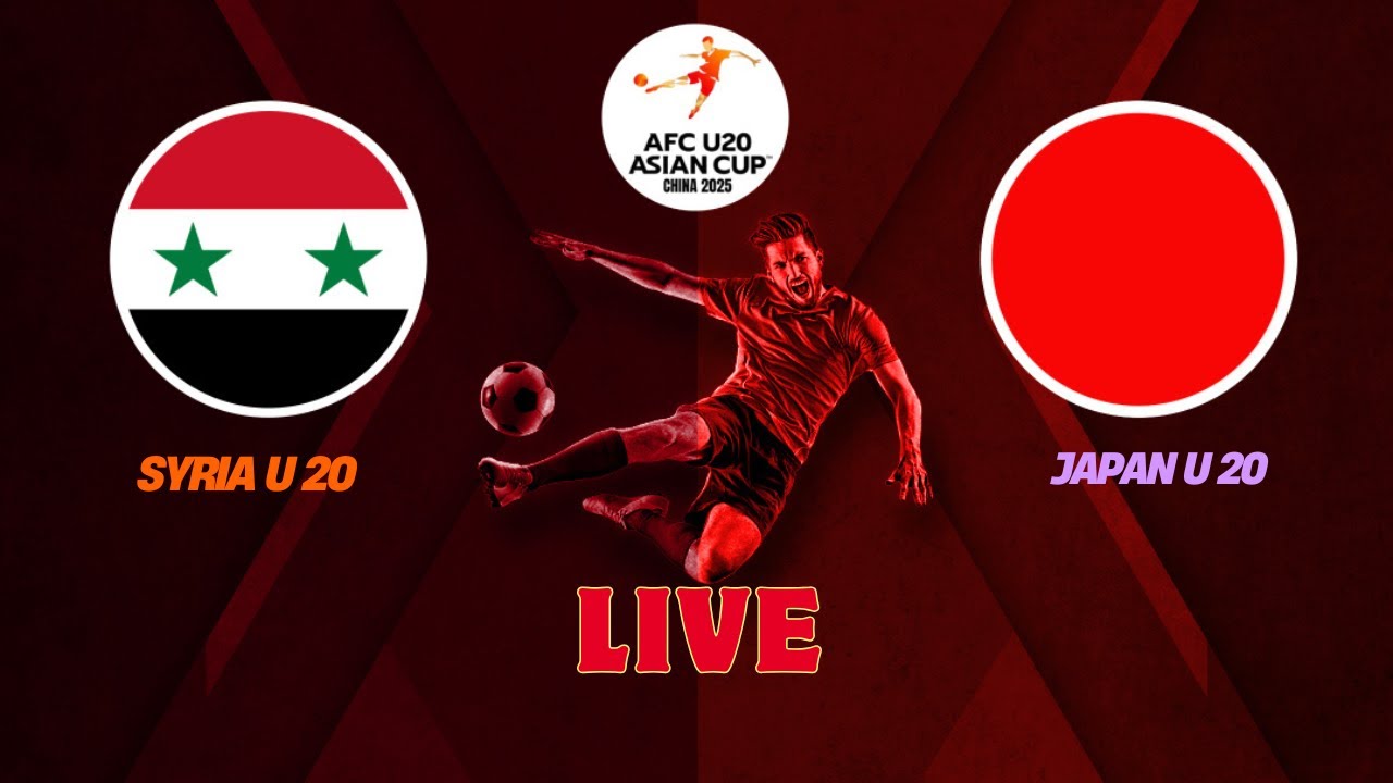 LIVE Syria vs Japan Afc Asia Cup U20 Full Match Game Simulation - YouTube