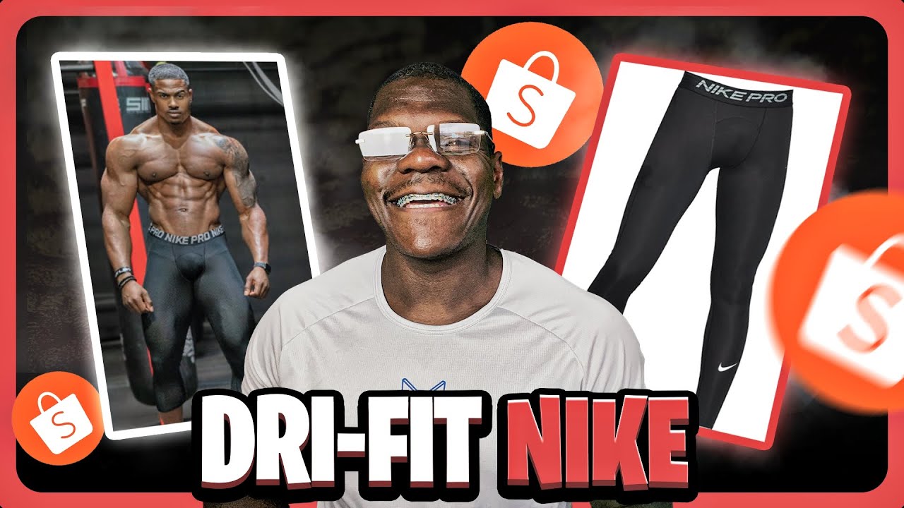 Calça Compressão Dri-Fit Shopee Vale a pena ? Nike Pro - YouTube