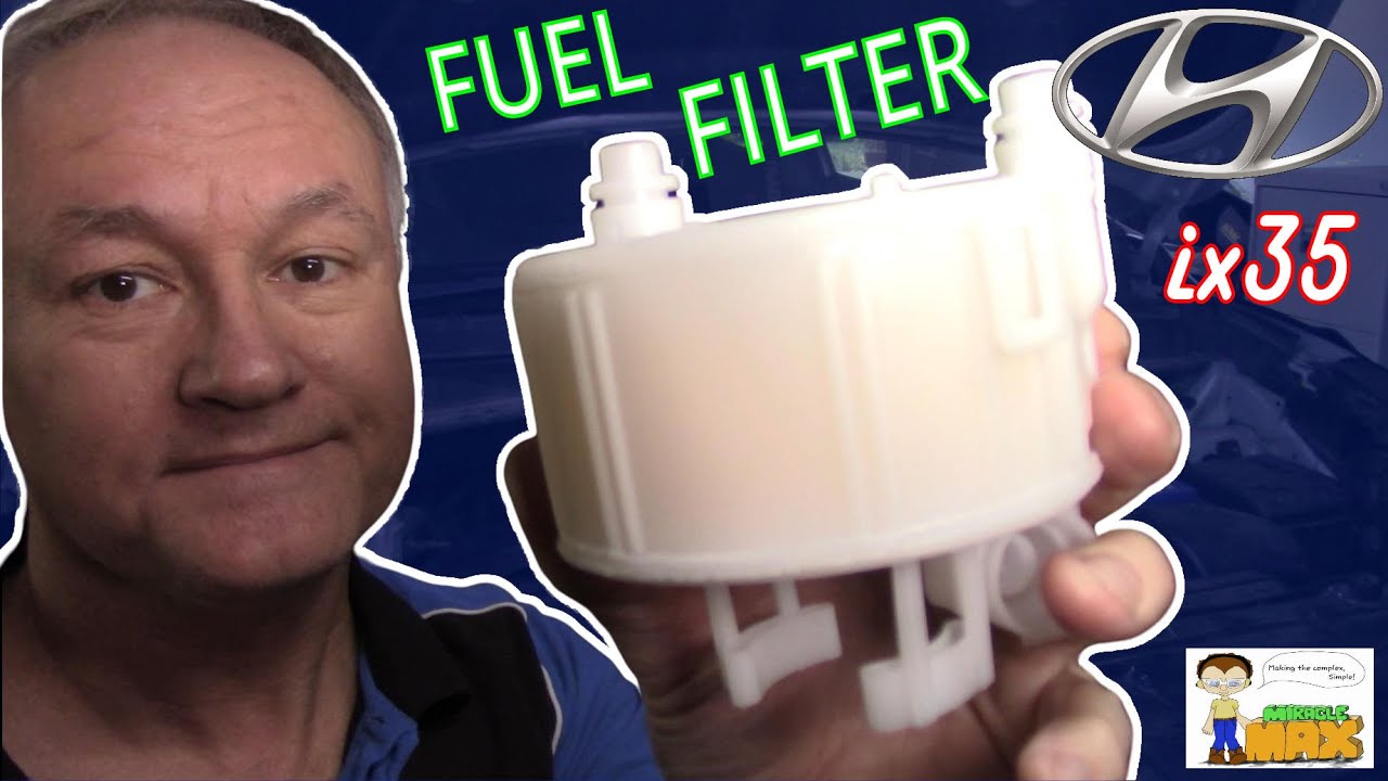Hyundai ix35 InTank Fuel Filter Replacement - YouTube