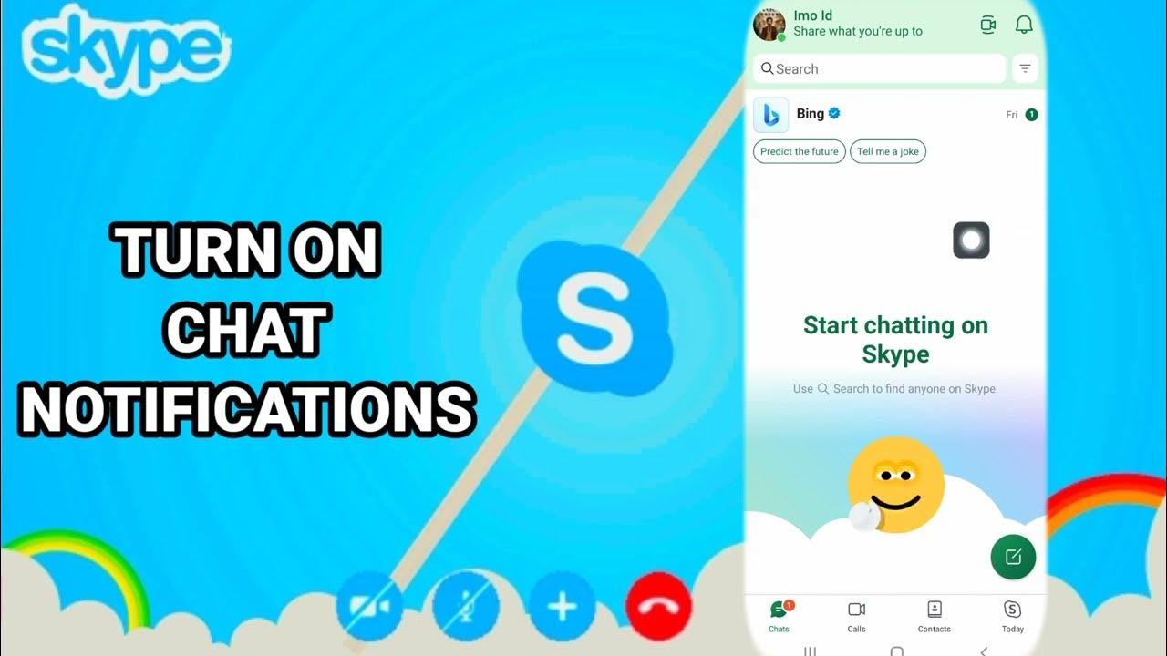 How To Turn On Chat Notifications On Skype App - YouTube