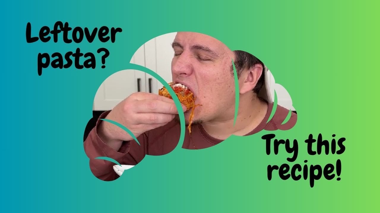 This is what you can do when you cook too much pasta 😂🍝 - YouTube