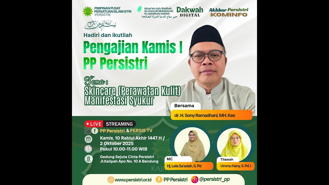 Skincare (Perawatan Kulit) Manifestasi Syukur Oleh : dr. H. Sony ...