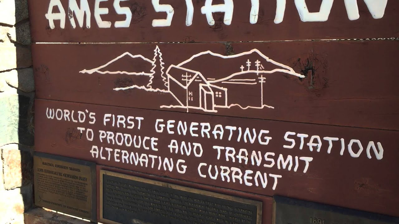 The Ames Power Station - Where Tesla Launched AC Current - YouTube
