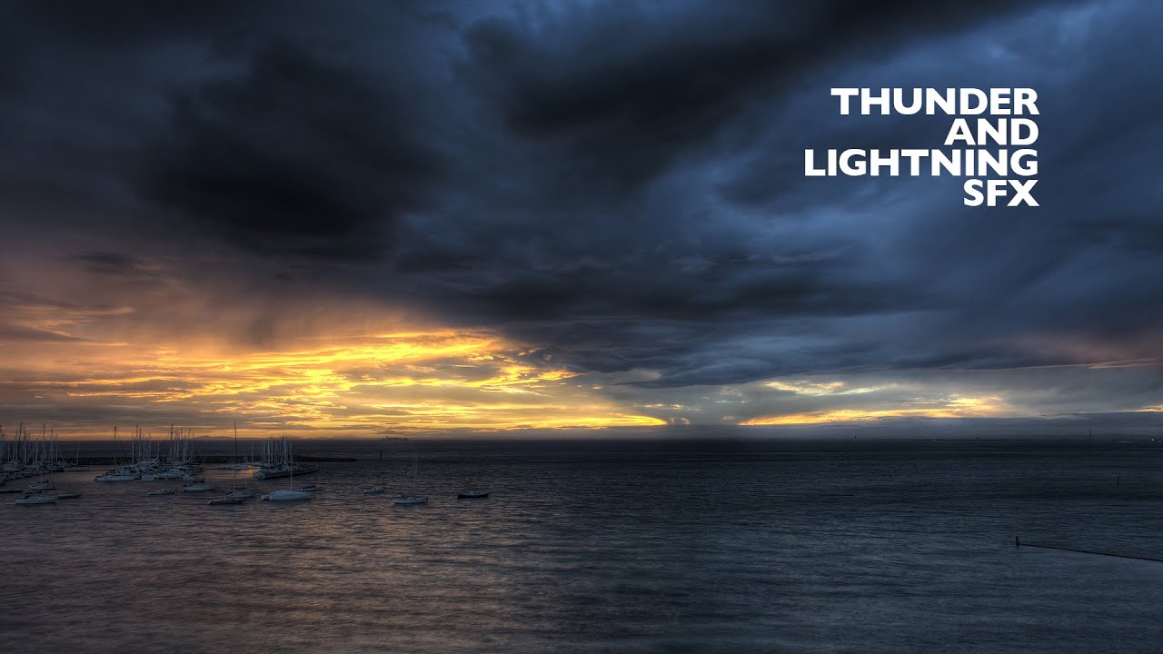 Distant thunder // Thunderstorm sounds for sleeping // Distant thunder ...