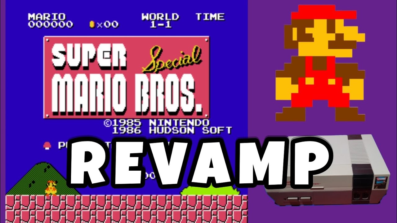 Super Mario Bros. Special (NES) REVAMP Part 2 | CRT Capture - YouTube
