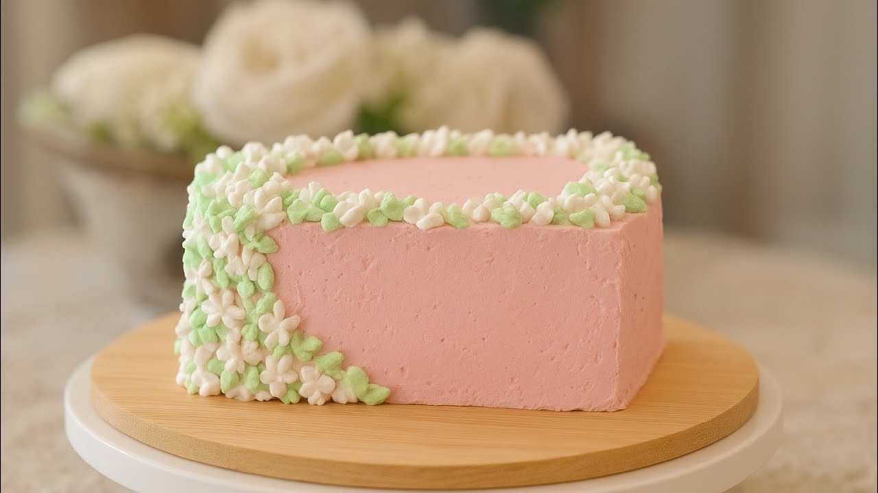 Mini Cake Decoration Ideas 🎂 | Cute Floral Mini Cake with Whipped Cream ...