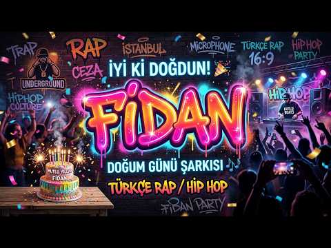 Fidan'a Özel Rap Doğum Günü Şarkısı | İyi Ki Doğdun Fidan!