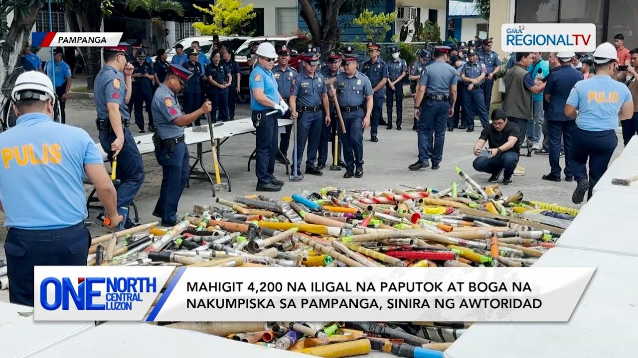 One North Central Luzon: Mahigit 4,200 na iligal na paputok at boga ...