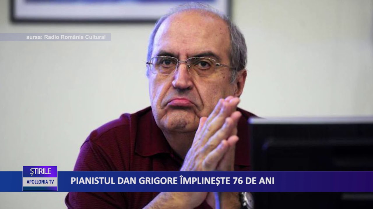 Pianistul Dan Grigore implineste 76 de ani - YouTube