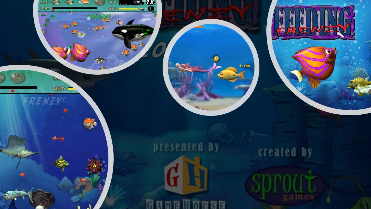 Game Ikan Feeding Frenzy PC Komputer Stage 1 sampai 5 Berhasil - YouTube