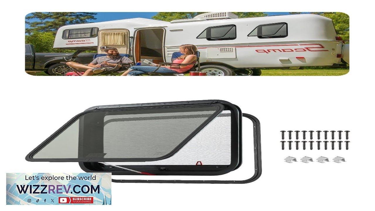 Exit RV Window 30" W x 20" H Emergency Push Out Window Review - YouTube