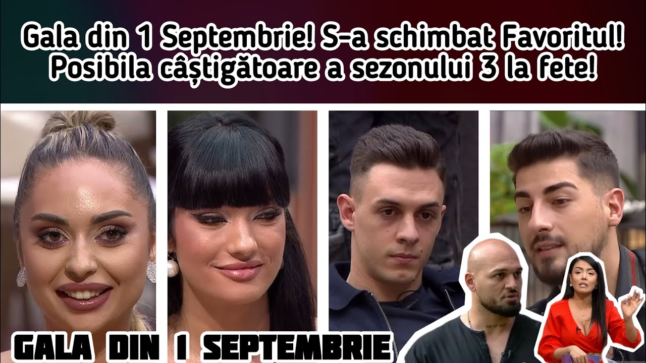 Gala din 1 Septembrie!😃S-a schimbat Favoritul!🙆‍♂️Posibila câștigătoare ...