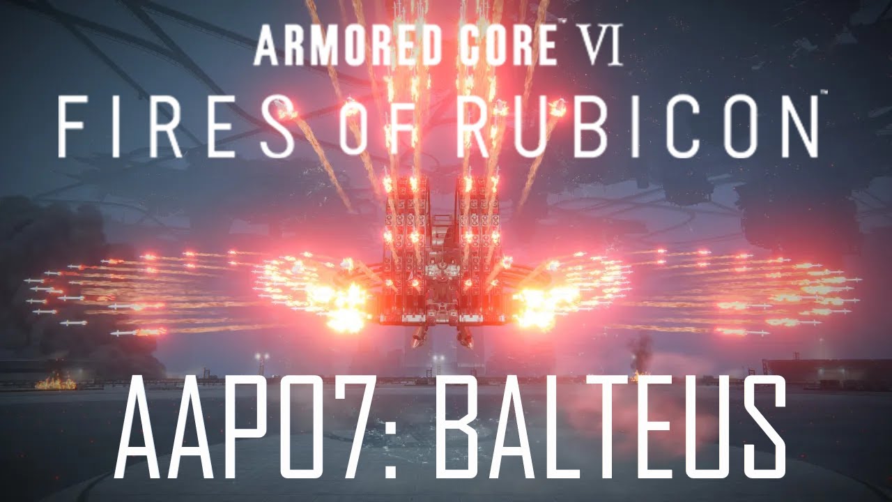 Boss BALTEUS 🦾ARMORED CORE VI FIRES OF RUBICON - YouTube