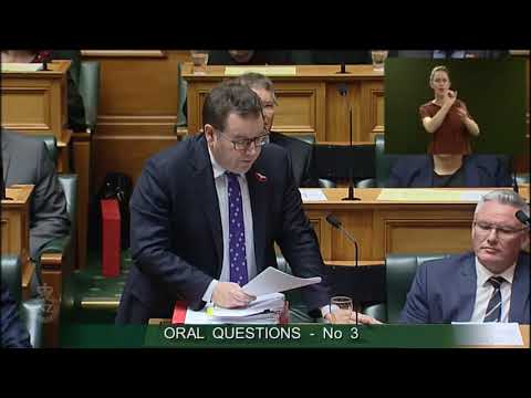 Question 3 - Dr Duncan Webb to the Minister of Finance - YouTube