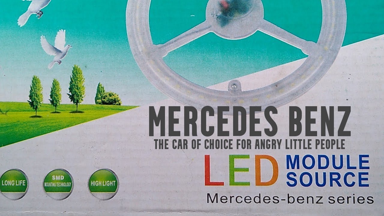 Mercedes Benz LED ceiling light (with schematic and hack) - YouTube