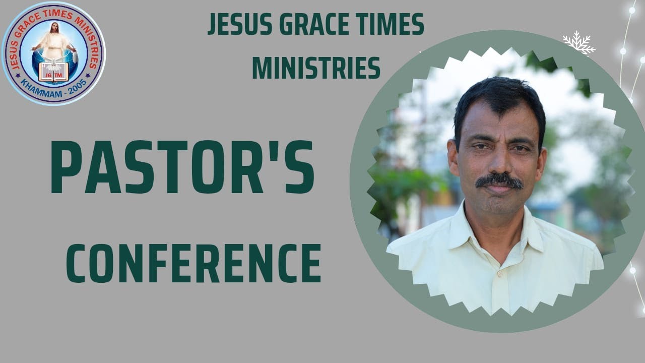 ||PASTORS CONFERENCE||10-JAN-2025||PASTOR-PETER VIJAY||JESUS GRACE ...
