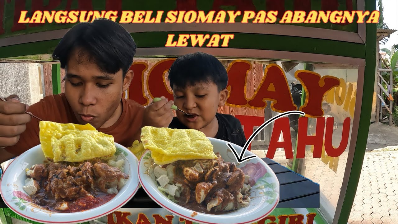 TUKANG SIOMAY LEWAT LANGSUNG GASS BELI, RASANYA PEDAS DAN PEDES🤤 - YouTube